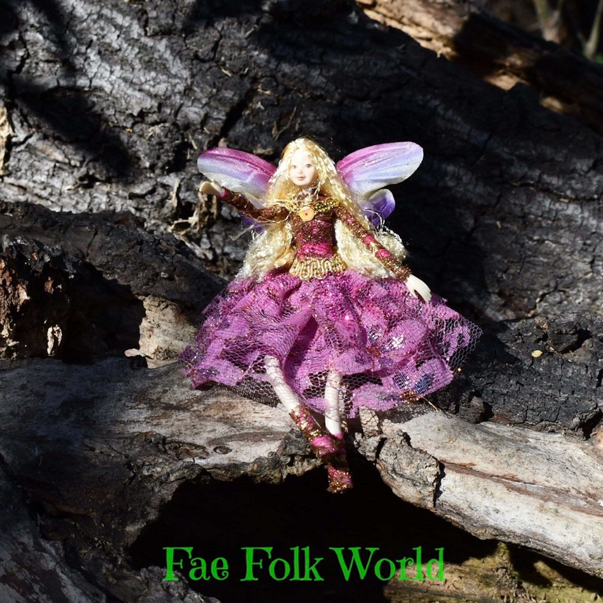 Fairy Doll - ROSE - Bendable Fairy Ornament - Posable Art Doll - Unique ...