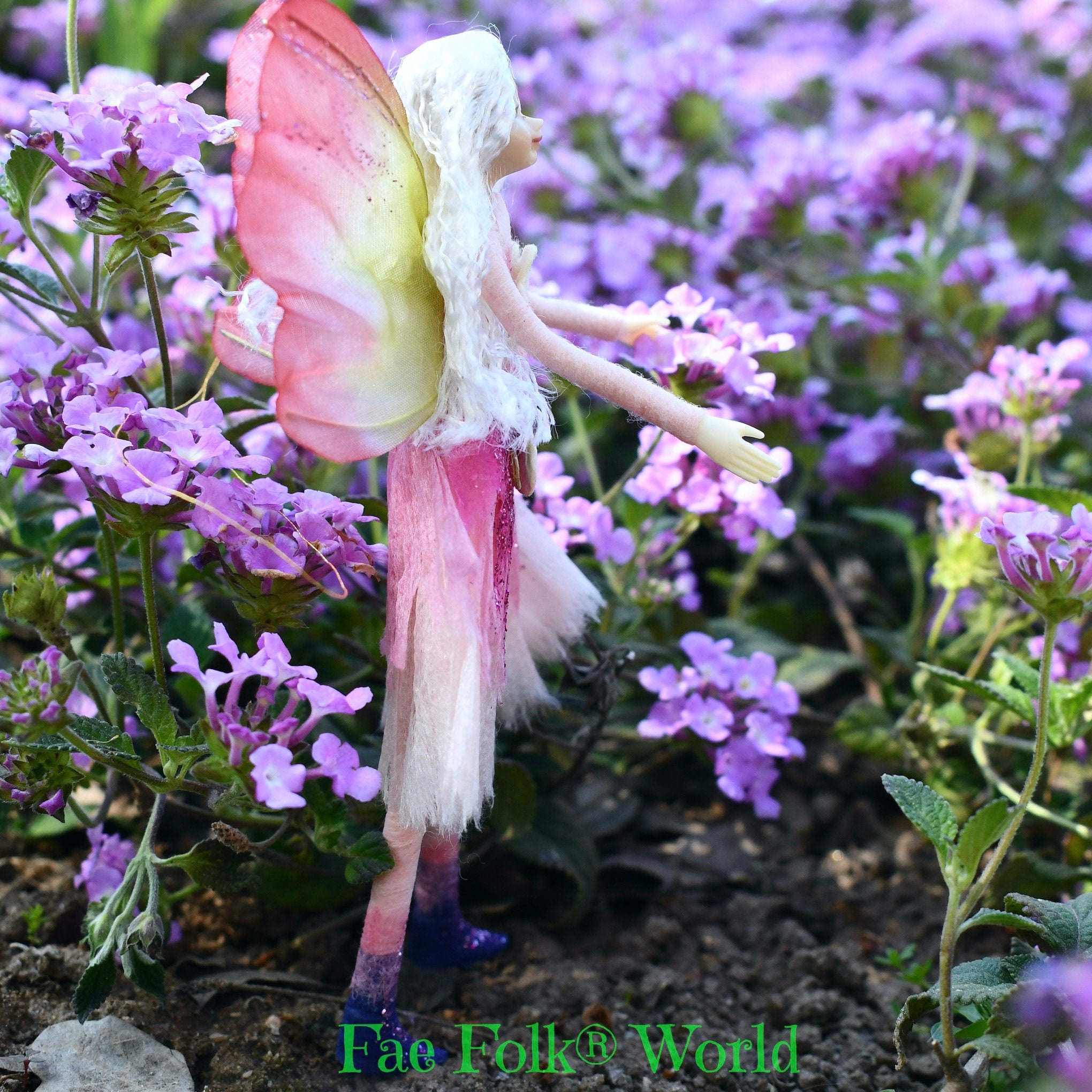 Fairy Doll FLITTER Bendable Fairy Posable Art Doll - Etsy