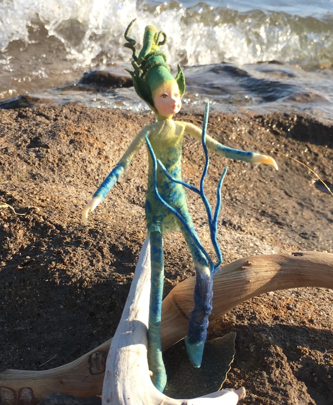 Elf Doll - BRINEY - Bendable Elf - Posable Art Doll - Unique Handmade ...