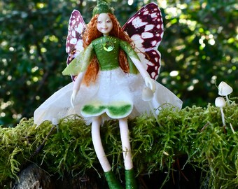Fairy Doll WHISPER Bendable Fairy Posable Art Doll Unique Handmade ...