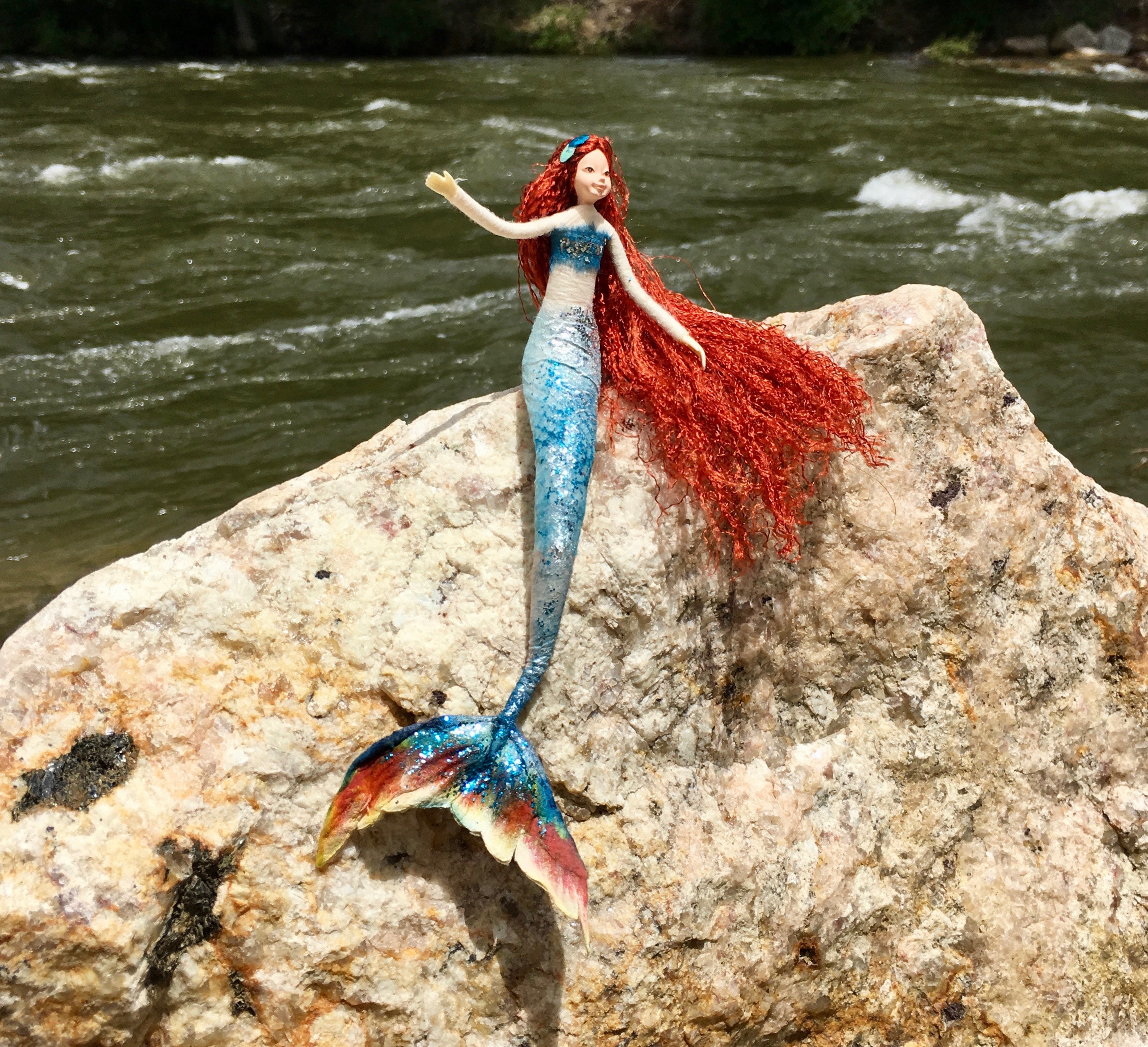 Mermaid Doll KELPIE Mermaid Fairy Posable Doll Unique - Etsy Canada
