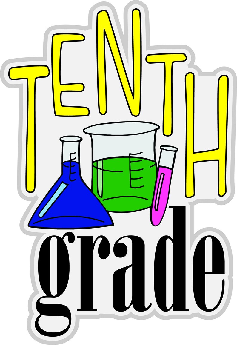 Tenth Grade SVG file Great for scrapbook Teacher | Etsy