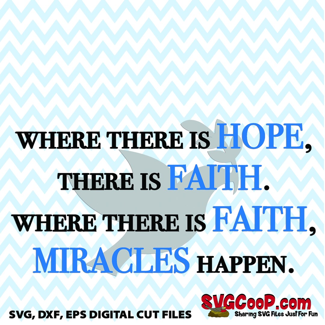 Where There is HOPE There is Faith Where There is Faith - Etsy