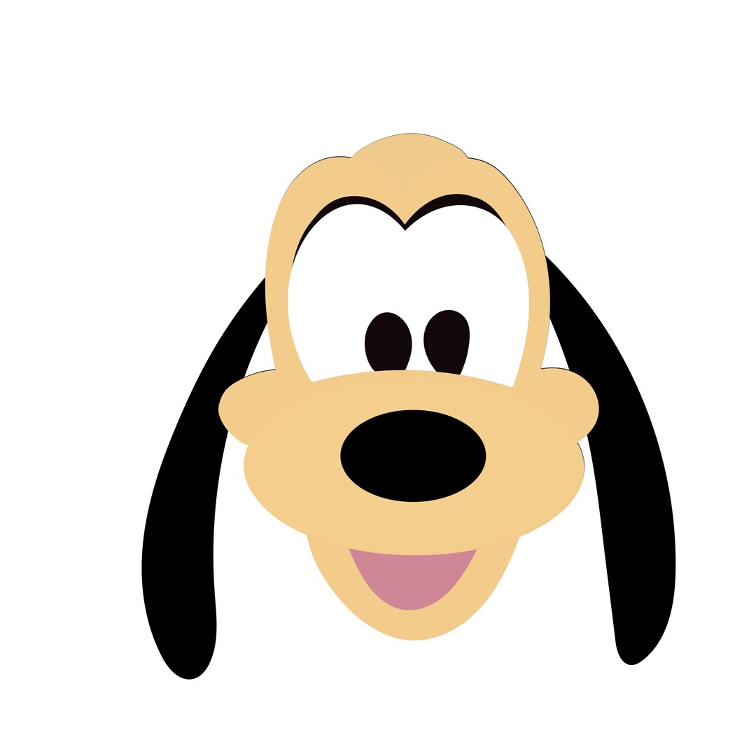 Baby Pluto Head Paper Piece SVG - Etsy