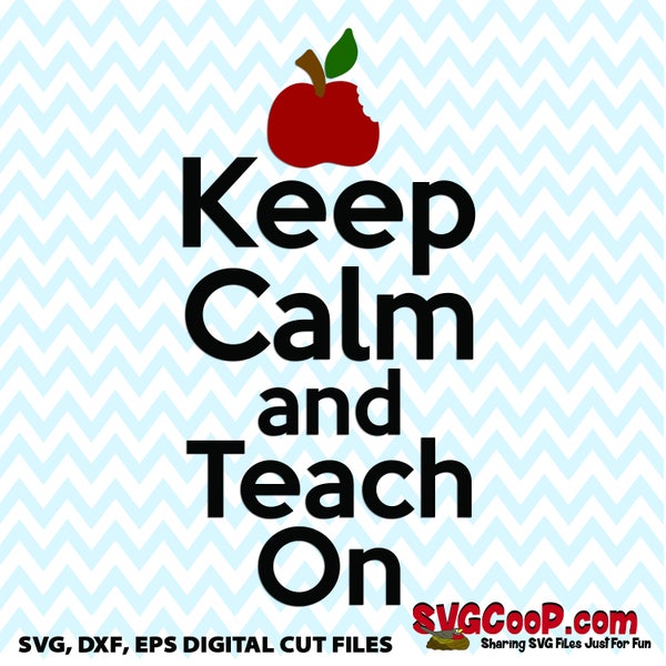 Keep Calm and Teach - Etsy