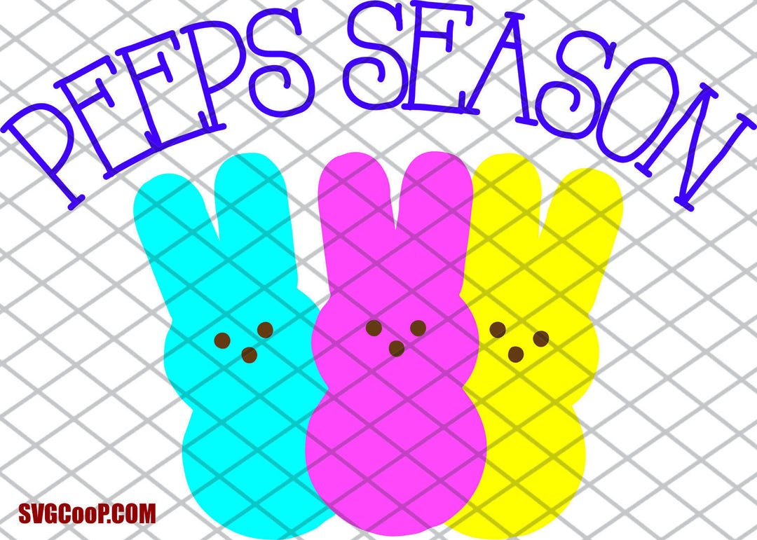 Peeps Season Digital File: Svg Dxf Jpg Eps Png the - Etsy
