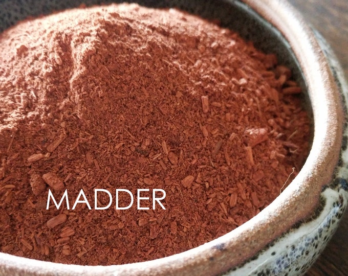 NATURAL DYE MADDER Root Organic Bulk Chunky Dyestuff 50 Grams Vegan Red ...