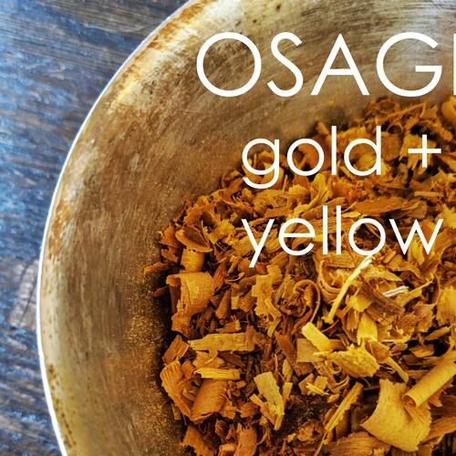 NATURAL DYE OSAGE Bulk Powder Dyestuff 40 Grams Yellow | Etsy