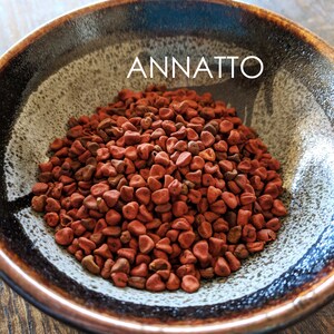 NATURAL DYE - ANNATTO Seeds - Bulk Whole Dyestuff - 50 Grams-orange ...