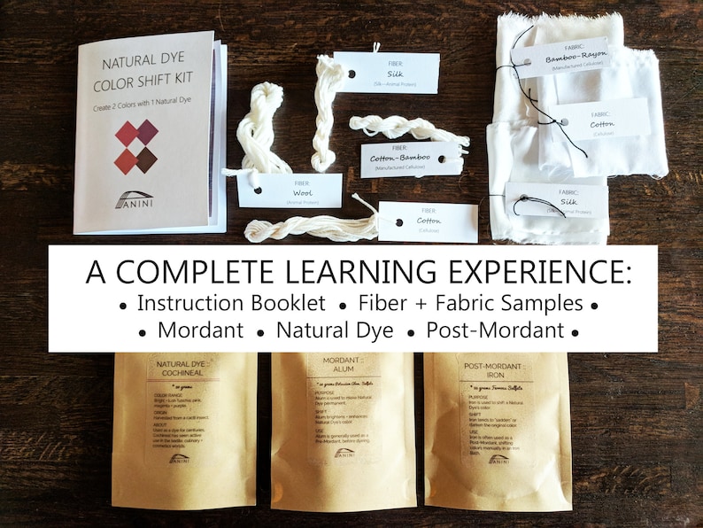 Natural Dye Color Shift Kit Choose From 2 Color Palettes - Etsy