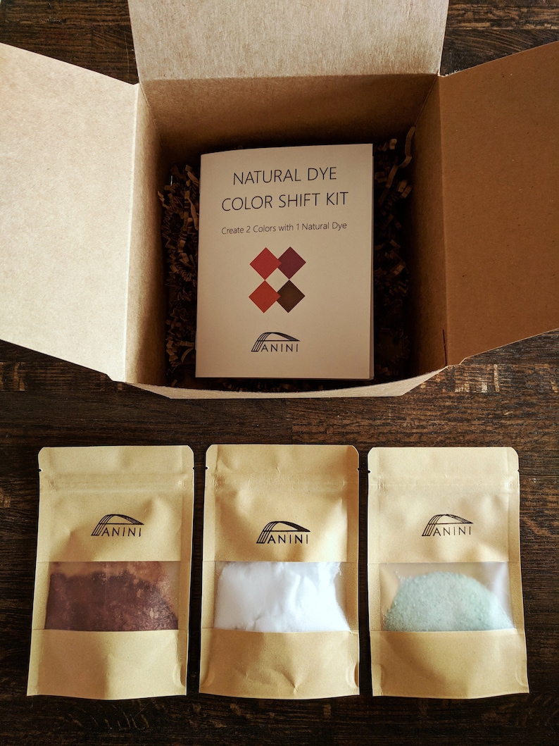 Natural Dye Color Shift Kit Choose From 2 Color Palettes - Etsy