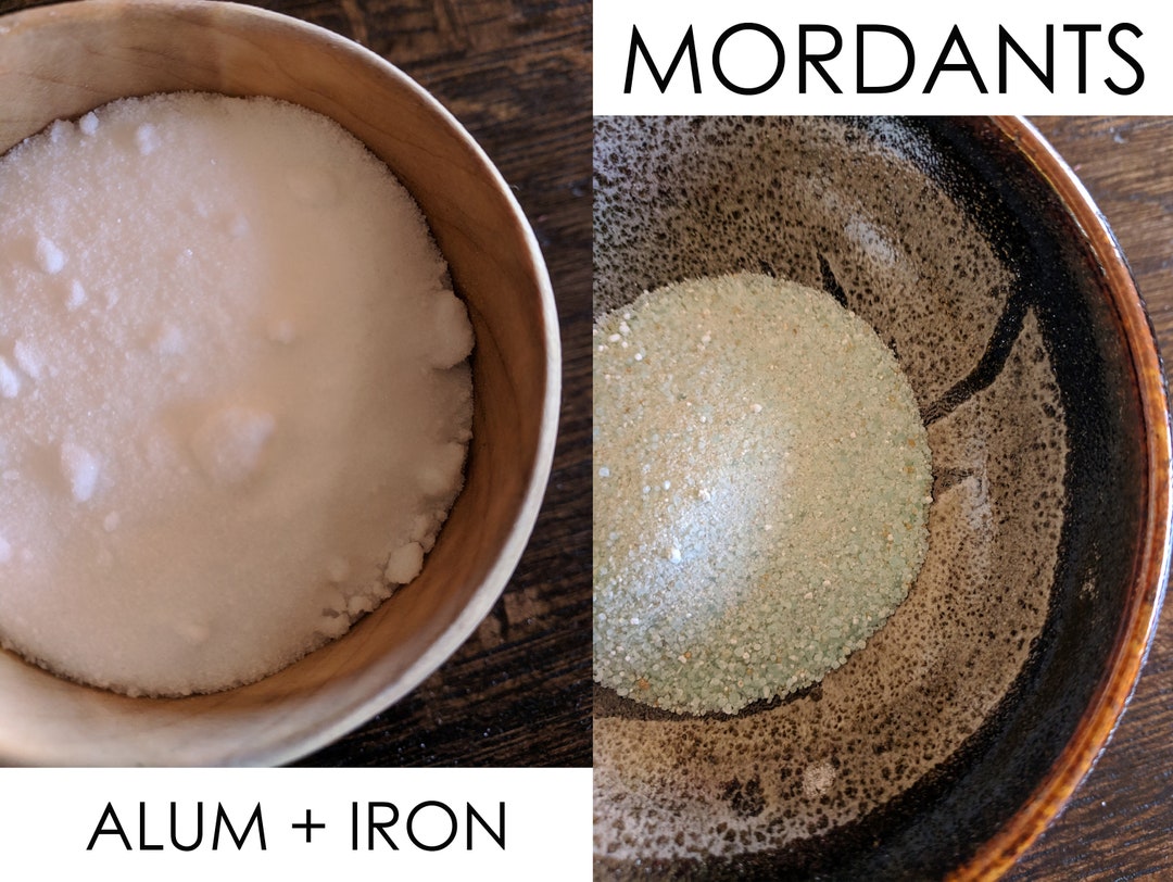 Choose a Mordant Fixative ALUM 50g or IRON 25g - Natural Dye-botanical ...