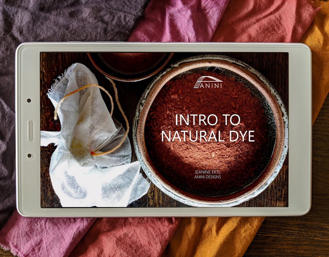 INTRO to NATURAL DYE Ebook Learn How to Tutorial Guide Diy - Etsy