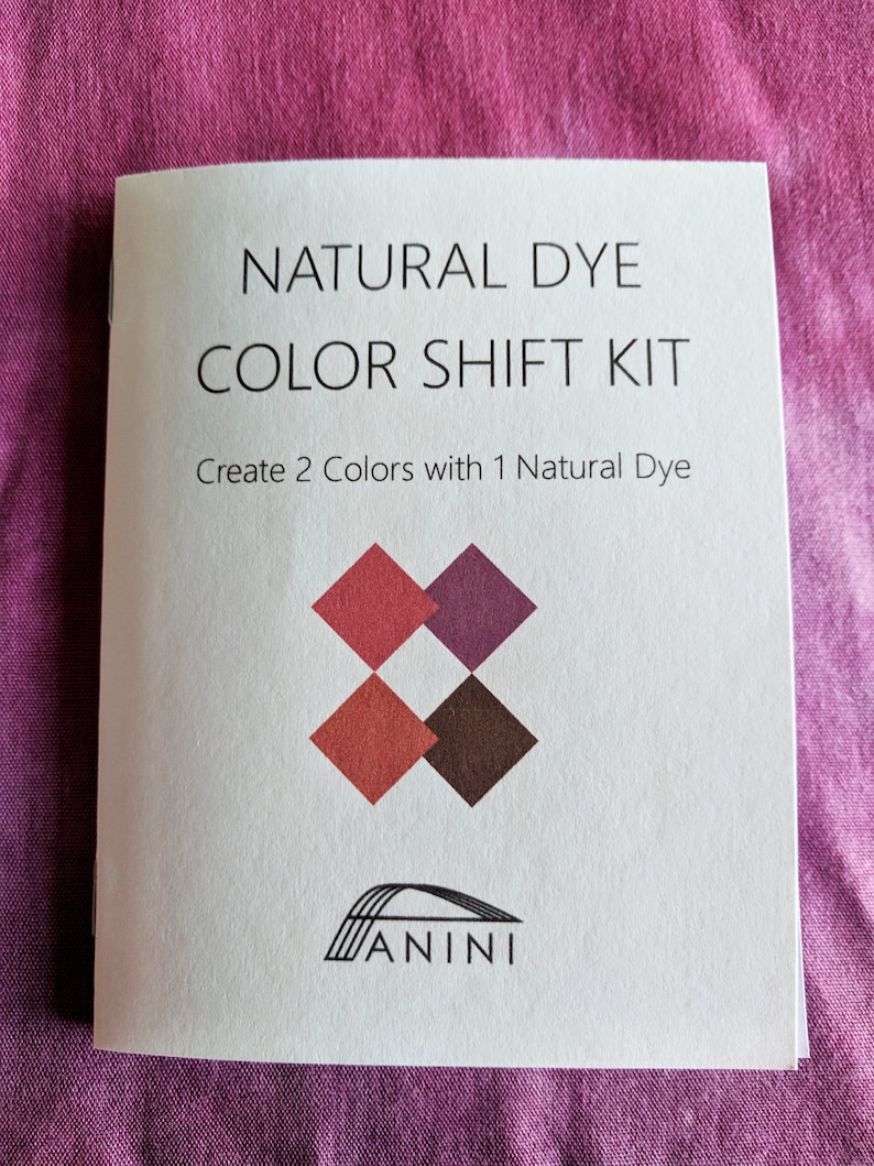 Natural Dye Kit - Color Shifting Kit - Cochineal Pink Purple - Learn to ...