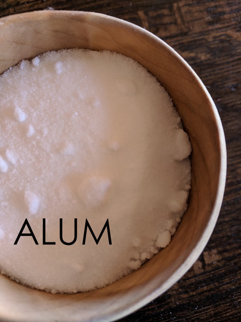 Two Pack MORDANTS ALUM 50g or IRON 25g fixative Natural - Etsy