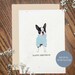 Printable Frenchie Dog Birthday Greeting Card Instant Digital Download ...