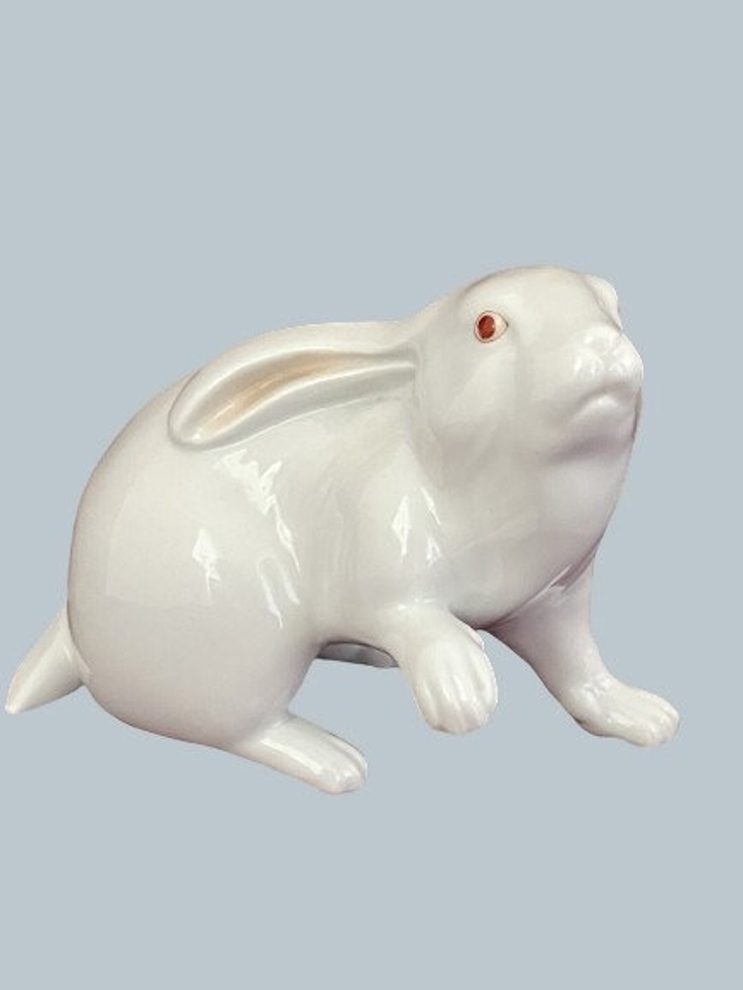 Herend Bunny Figurine,vintage Hungarian Herend Porcelain Animal ...