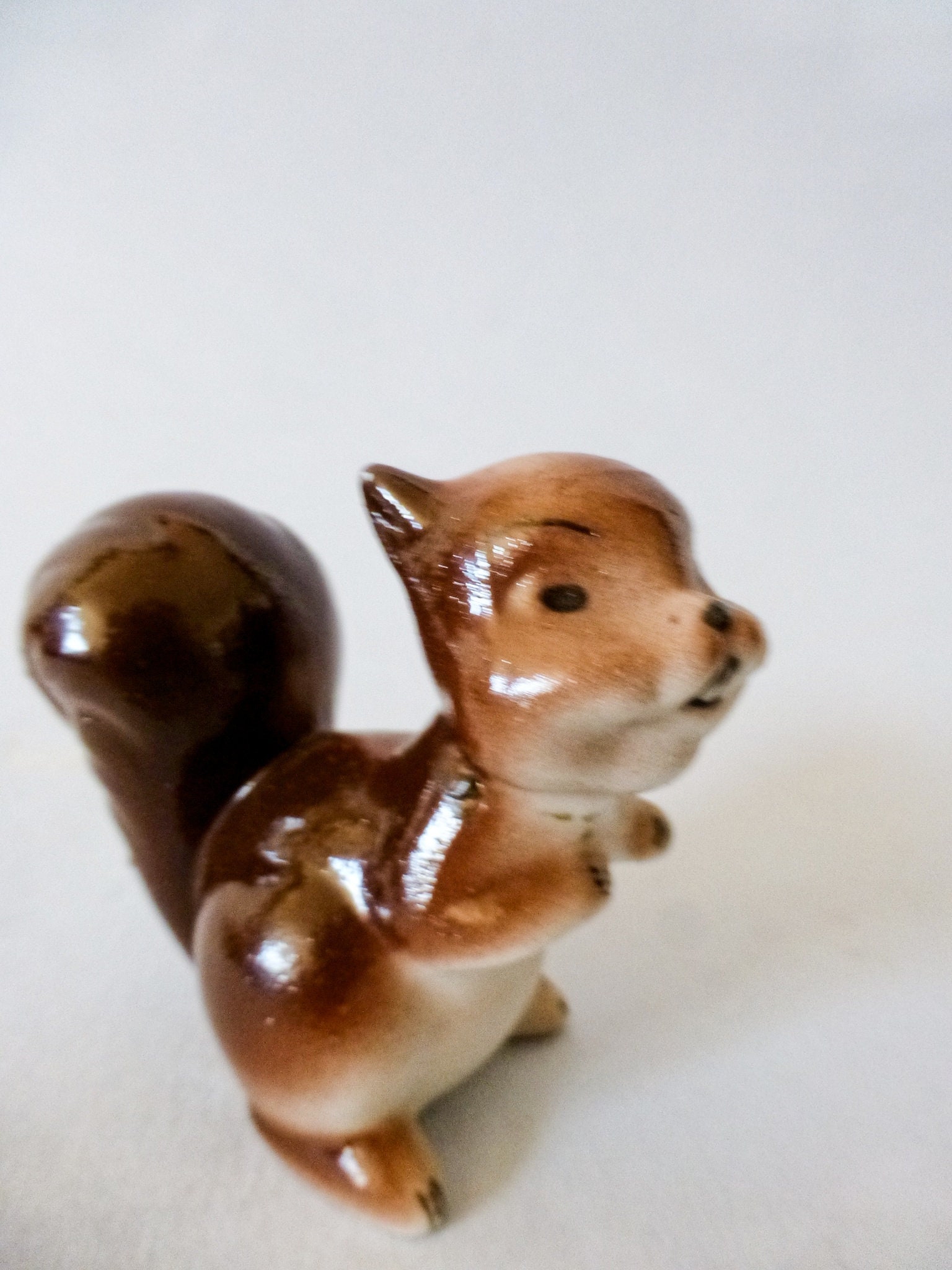 Antique Squirrel Porcelain Animal Figurine, ,1950s Figurine - Etsy