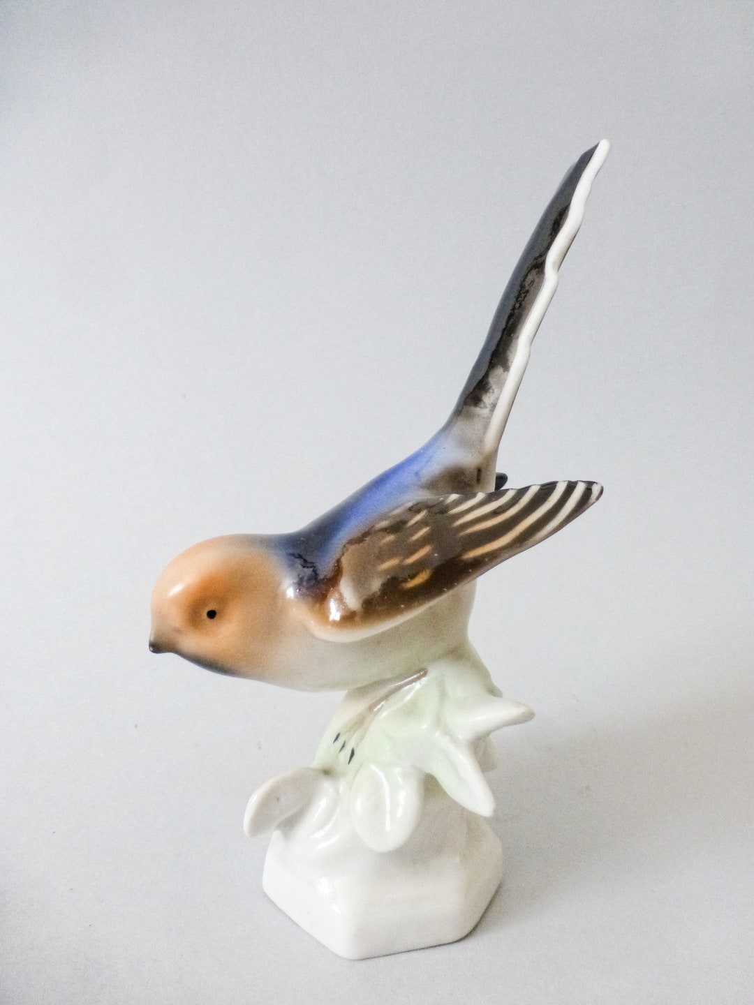 Vintage Bird Figurine,german Unterweissbach Porcelain Bird FREE ...