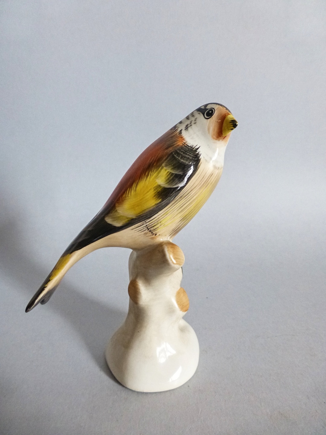 Porcelain Bird,goldfinch,ceramic Bird Figurine,vintage Hungarian ...