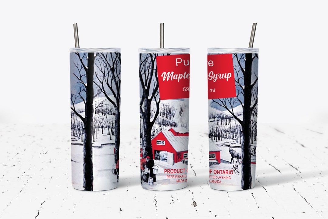 Made in Ontario Maple Syrup Can Travel Mug Digital Download Maple Syrup ...