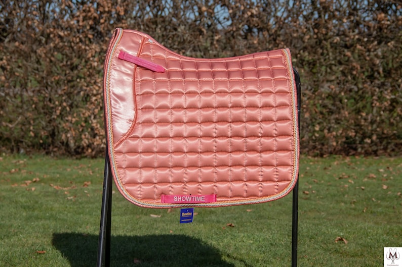 Peach Pink Saddle Pad Saddle Pad Peach Dressage Saddle Pad - Etsy
