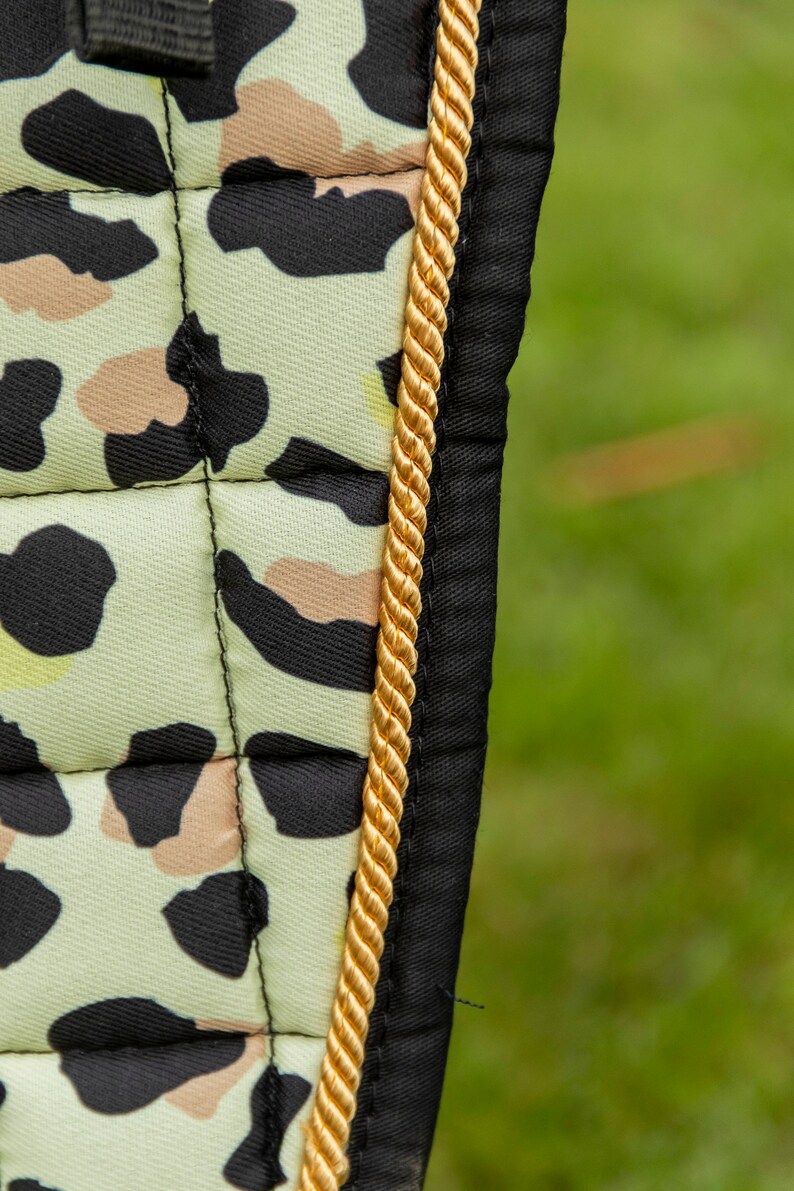 Leopard Print Saddle Pad Dressage and Jumping Saddle Pad - Etsy