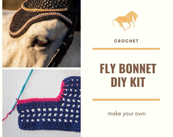 Diy Fly Bonnet, Tutorial for Fly Bonnet Long Model, Horse Fly Veil ...