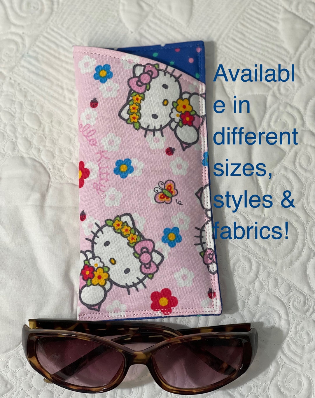 Hello Kitty Double Eyeglass Padded Case, Single Eyeglass Case in ...