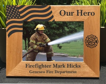 Firefighter Frame | Etsy