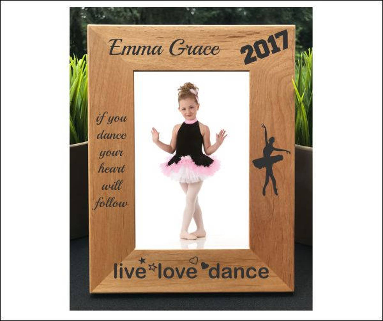 Ballet Dance // Personalized Engraved Photo Frame // Recital - Etsy