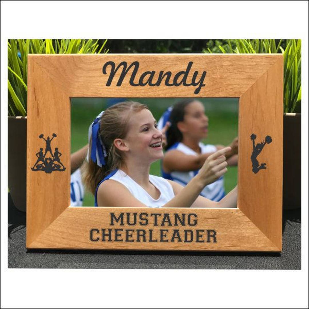 Cheerleader // Personalized Engraved Photo Frame // Picture - Etsy