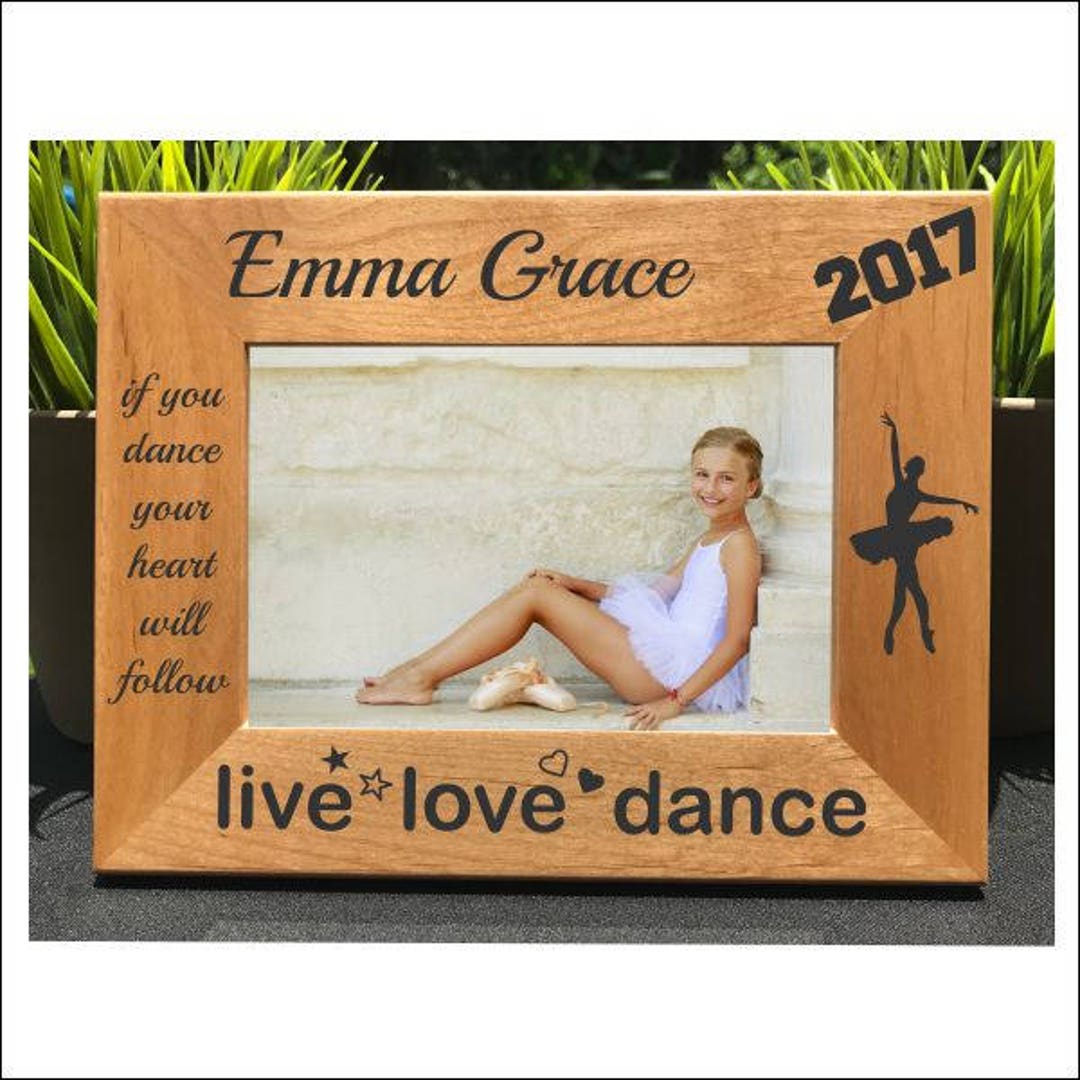 Ballet Dance // Personalized Engraved Photo Frame // Recital // Live ...