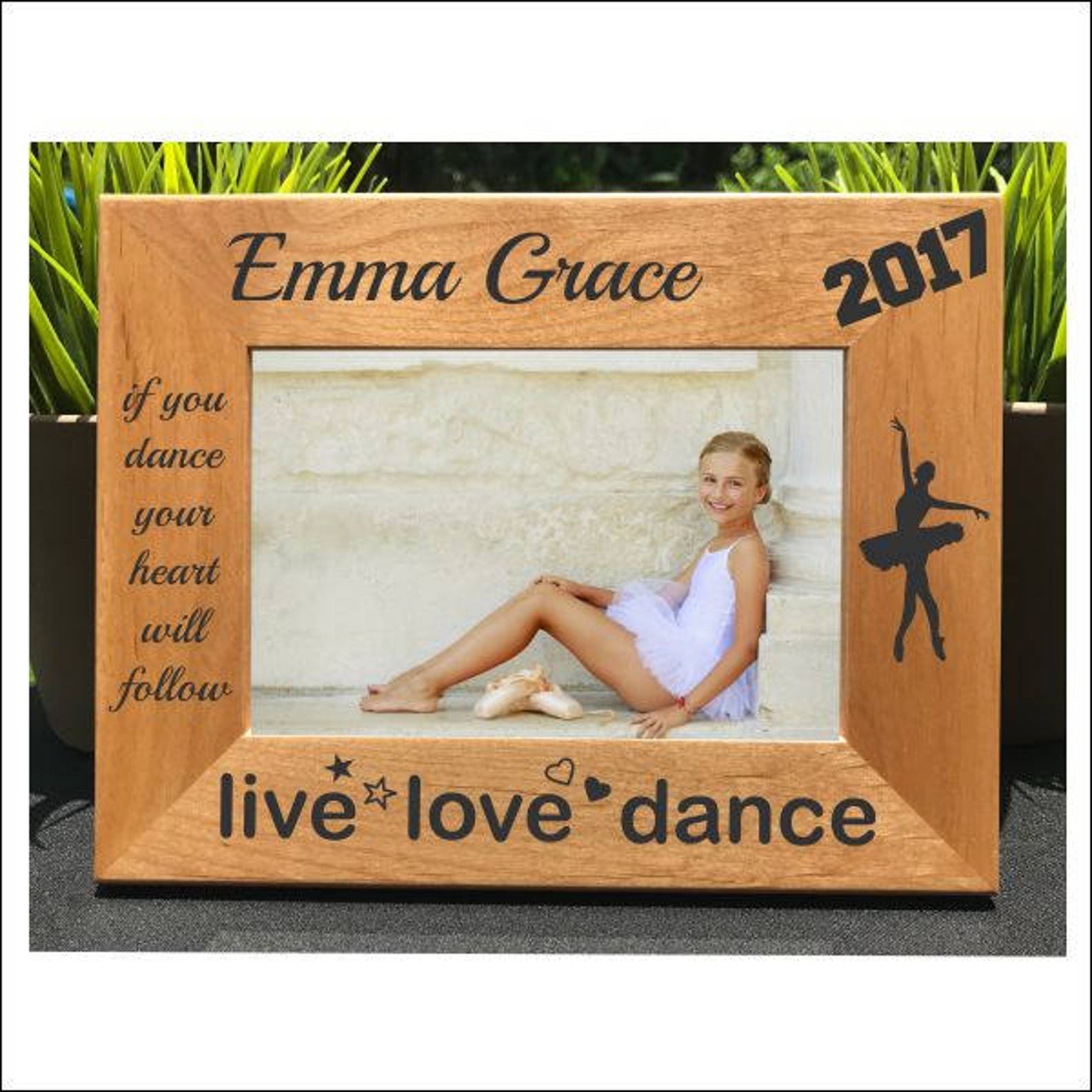 Ballet Dance // Personalized Engraved Photo Frame // Recital - Etsy