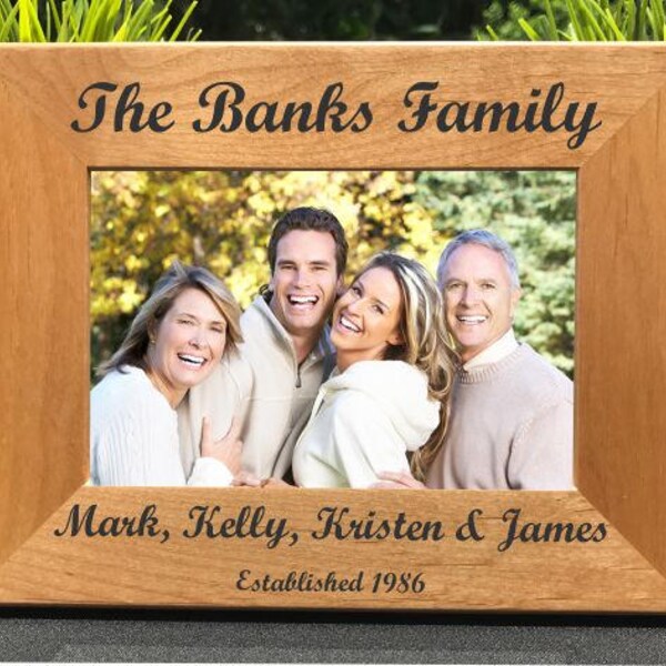 Family Picture Frame - Etsy