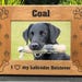 I Love My Labrador Retriever // Personalized Engraved Photo Frame ...