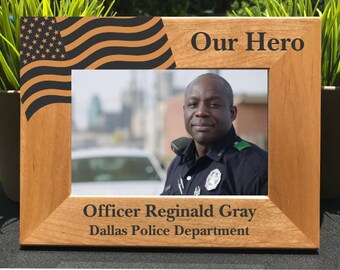 Police Picture Frame | Etsy