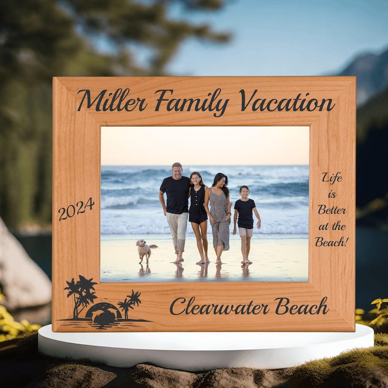 Beach Trip Photo Frame - Etsy