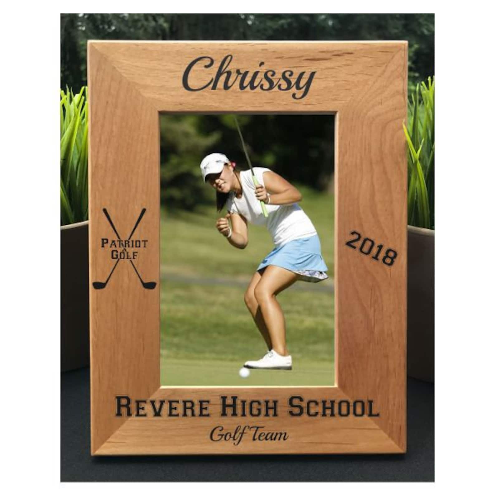 Golf // Personalized Engraved Photo Frame // Picture Frame // | Etsy