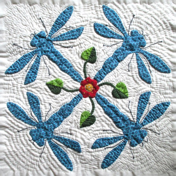 Dragonfly Quilt Pattern - Etsy