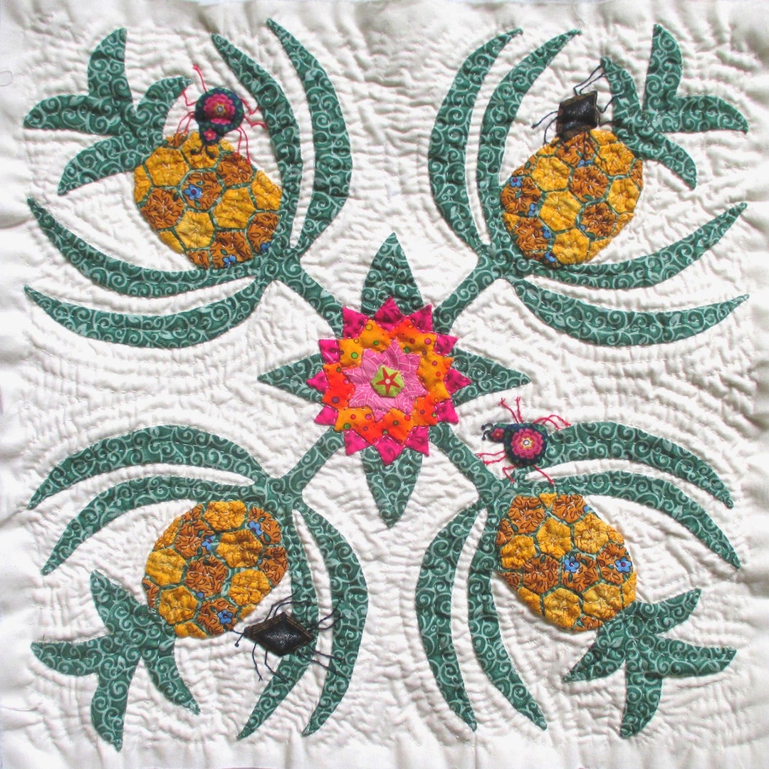 Pineapple Quilt Block Pattern for Nature's Bounty Quilt - Etsy