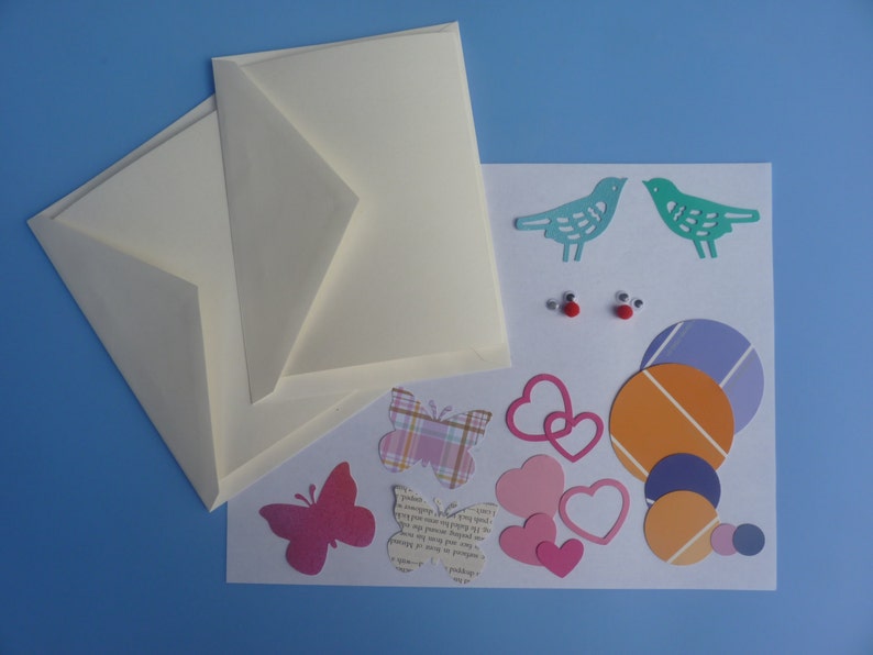 Greeting Card Kit 8 Cards, Kids Crafts, Kids Craft Kit,diy Greeting ...