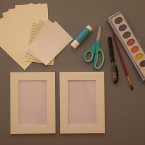 Watercolor Art Kit, Watercolor Set With Frames, Framed Art Kit (2 ...