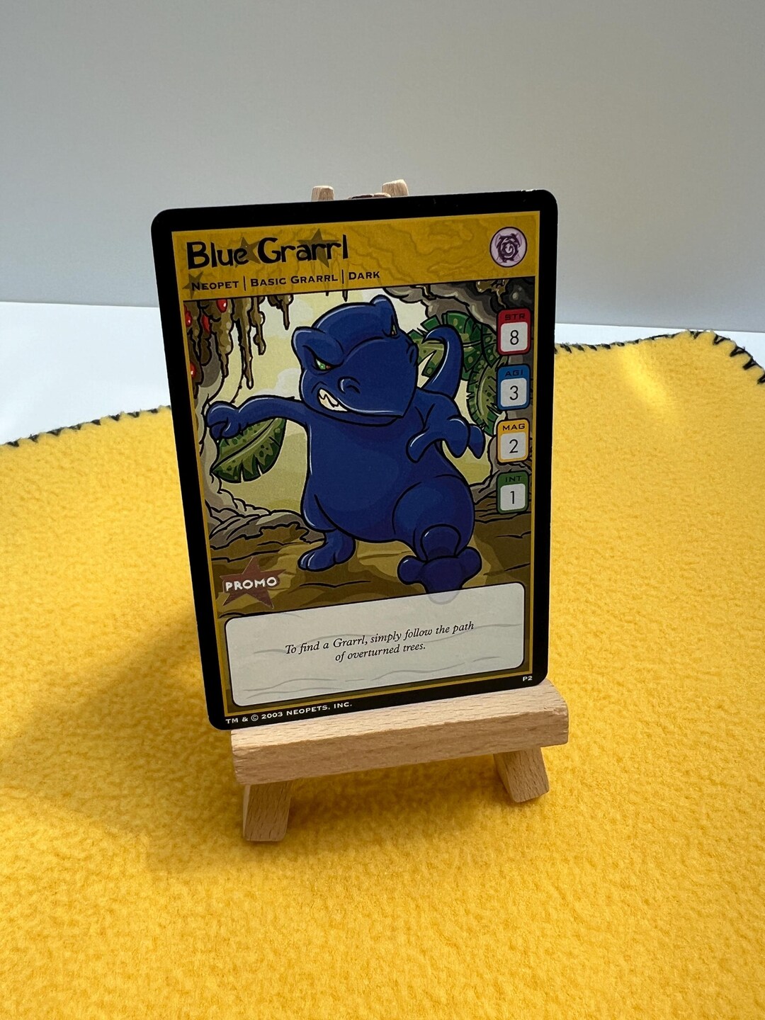 Vintage Neopets Card, General Mills Promotion, Blue Grarrl, 2003 - Etsy
