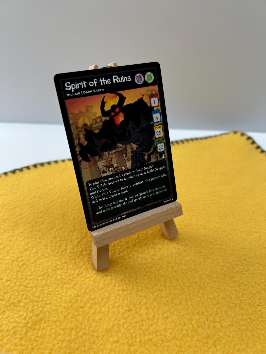 Vintage Neopets Card, Spirit of the Ruins, From the Lost Desert ...