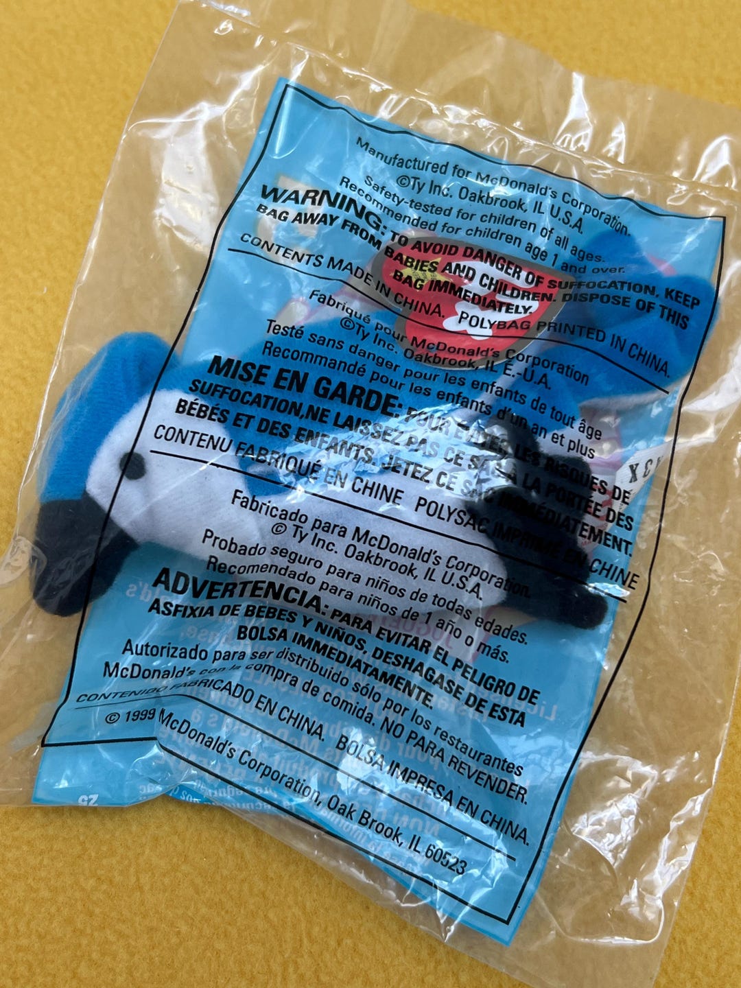 Mcdonald's Teenie Beanie Baby Rocket the Blue Jay Ty Beanie Baby ...