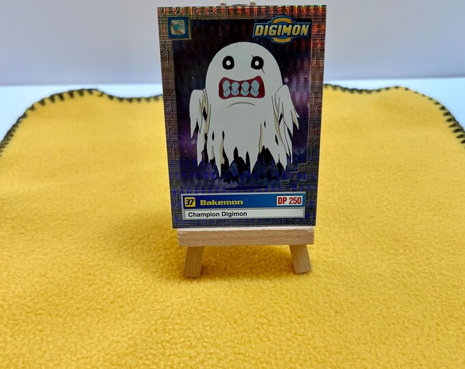 Vintage Digimon Card, Animated Series Edition, 1999, Bakemon Foil Card ...