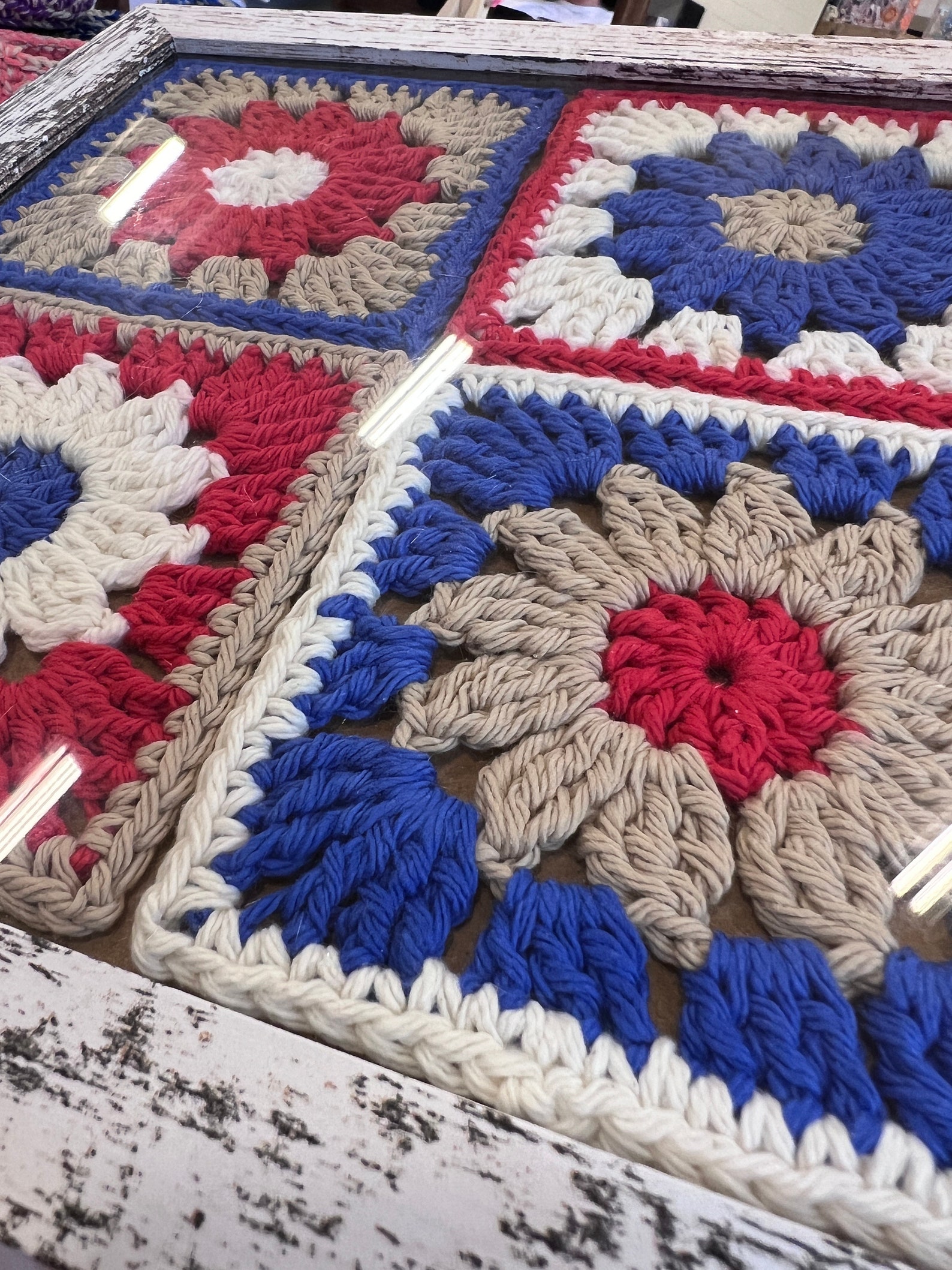 10”x10” Framed Crochet - Etsy