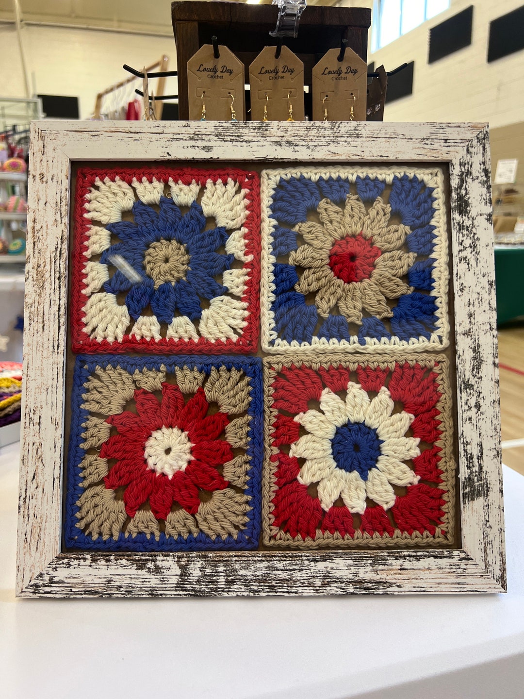 10”x10” Framed Crochet - Etsy