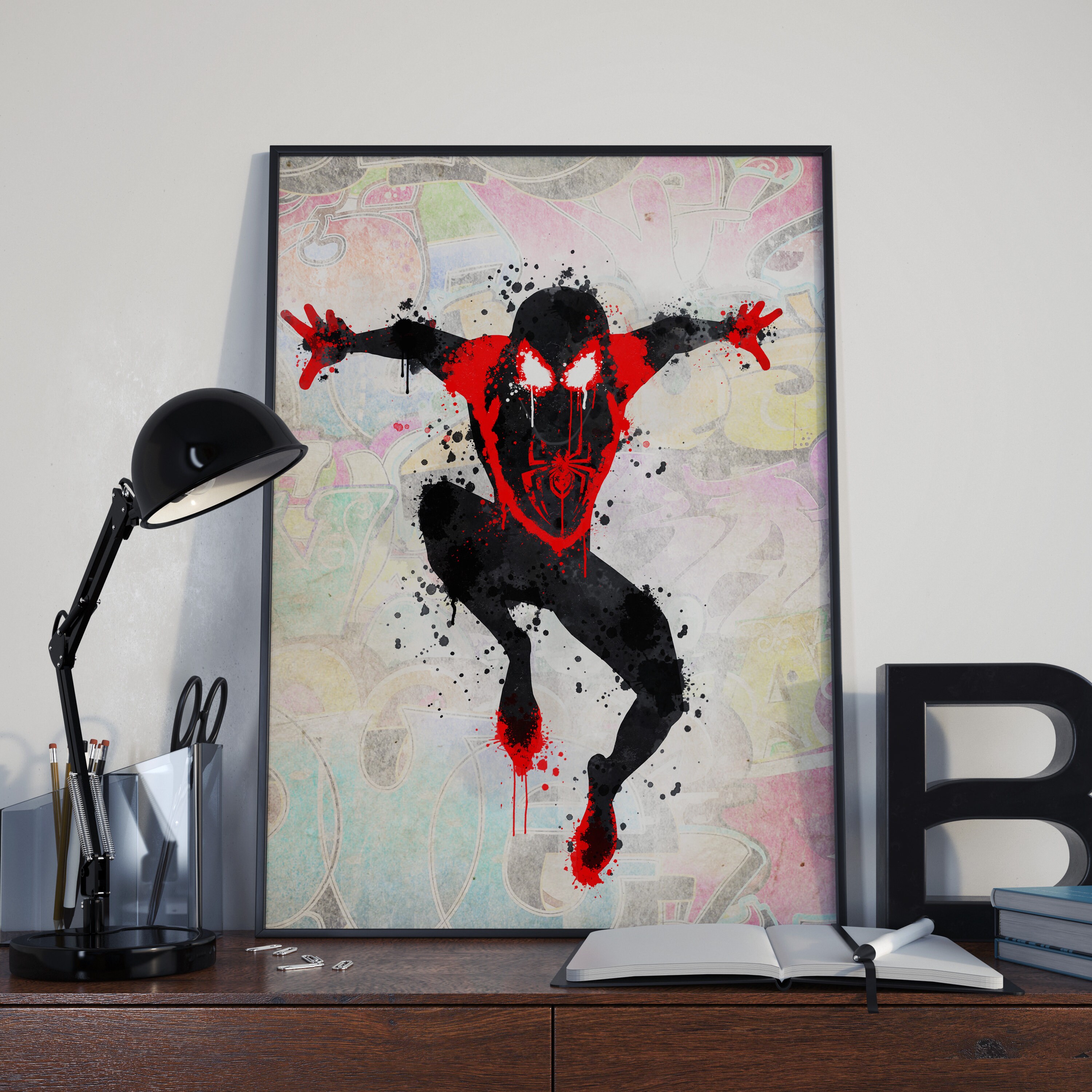 SpiderMan Watercolor Spider-Man Art Print SpiderMan Art | Etsy
